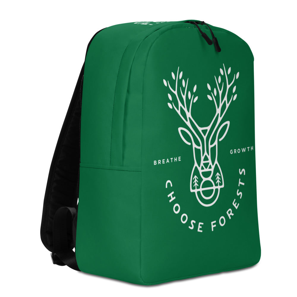 Choose Forests Green Minimalist Backpack – CIVILIZED NOMADS ...